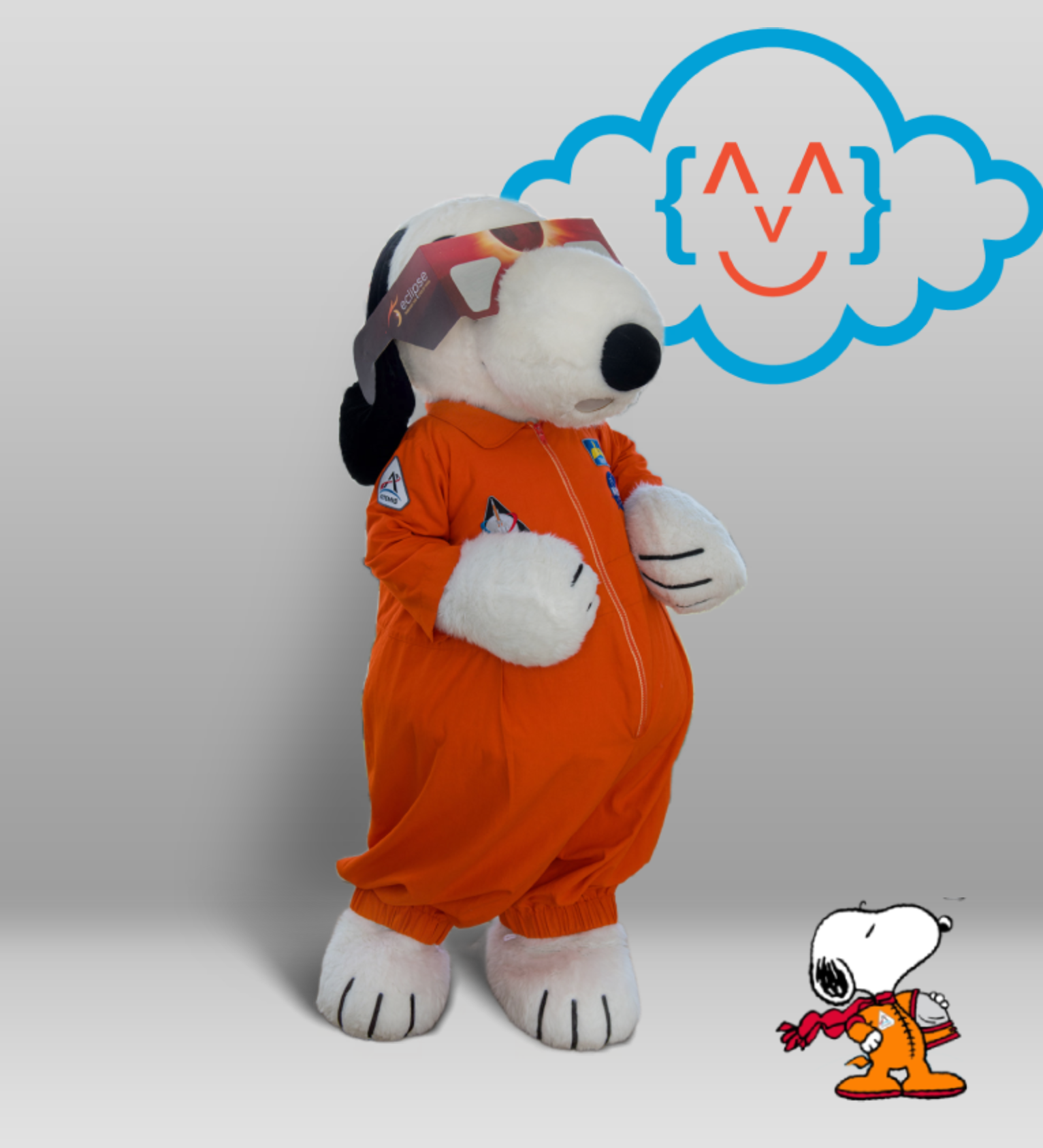 Snoopy Nasa - Kostum Badut
